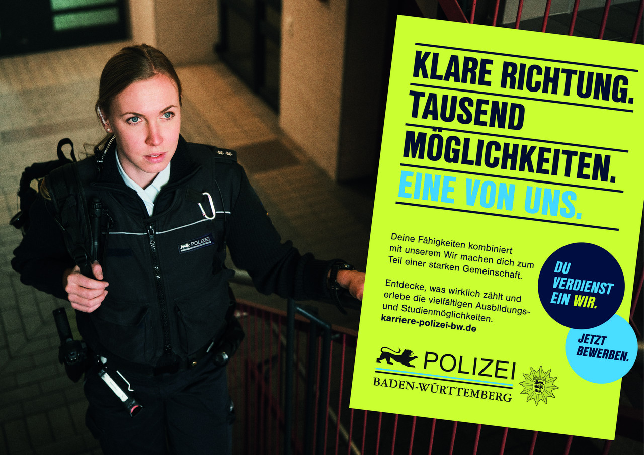 Start der neuen Nachwuchswerbekampagne der Polizei Baden-Württemberg ...